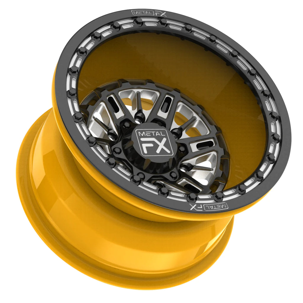 Metal FX Offroad Destroyer 6R 15 x 8 15 x 11 Forged 3-Piece Beadlock C ...