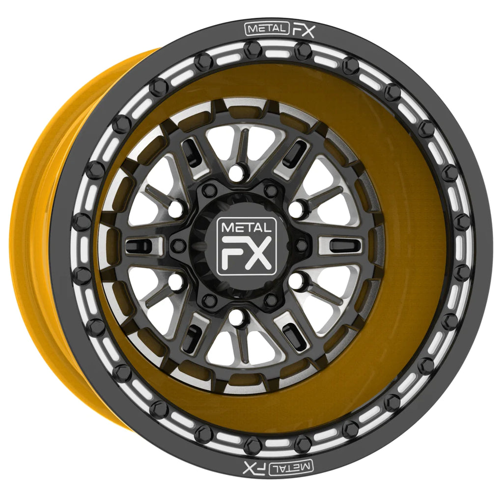 Metal FX Offroad Destroyer 6R 15 x 8 15 x 11 Forged 3-Piece Beadlock C ...