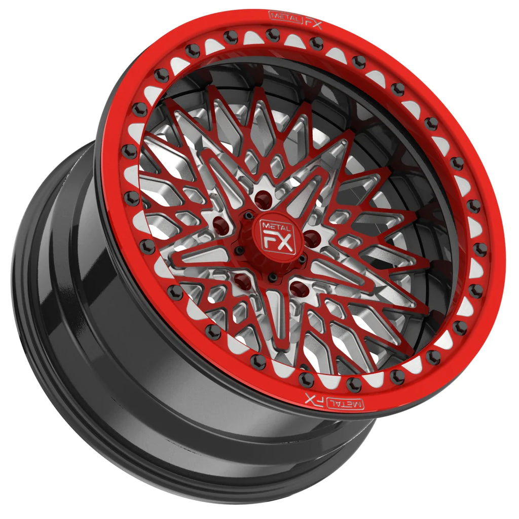 Metal FX Offroad Nighthawk R 17 x 7 17 x 10 Forged 3-Piece Beadlock Cu ...