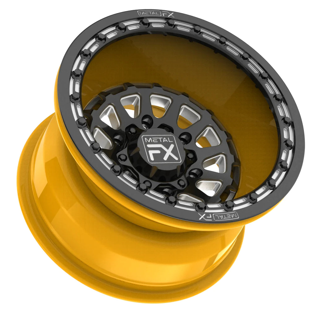 Metal FX Offroad Outlaw 6R 15 x 8 15 x 11 Forged 3-Piece Beadlock Cust ...