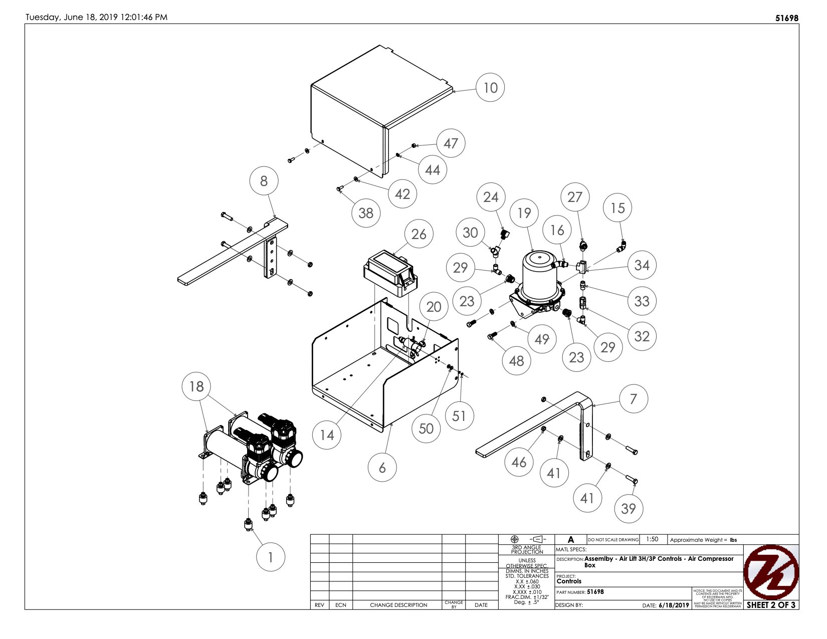 Kelderman Suspension Air Lift 3h Electronic Control System – Industrial ...